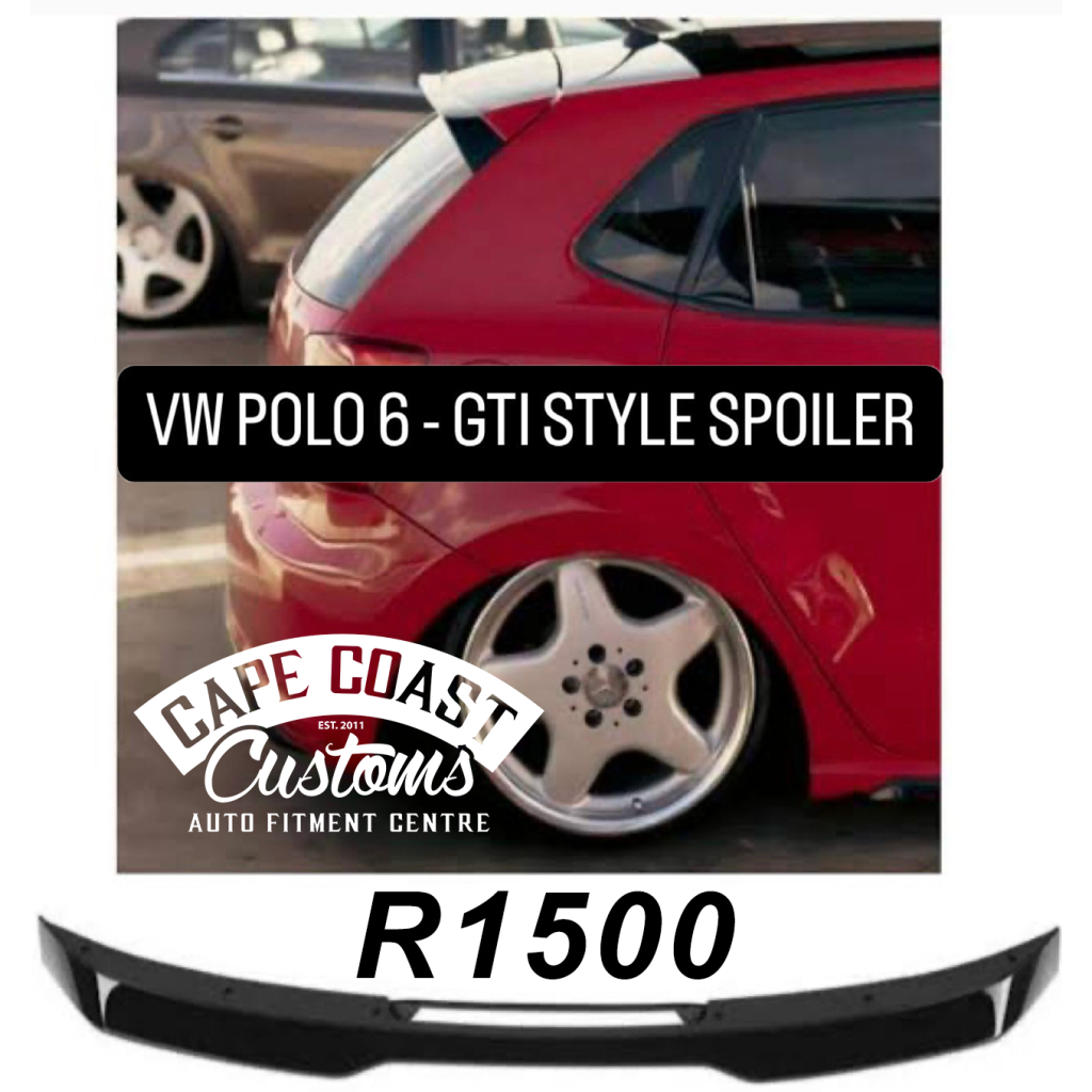 POLO 6 GTI STYLE BOOT SPOILER - Cape Coast Customs