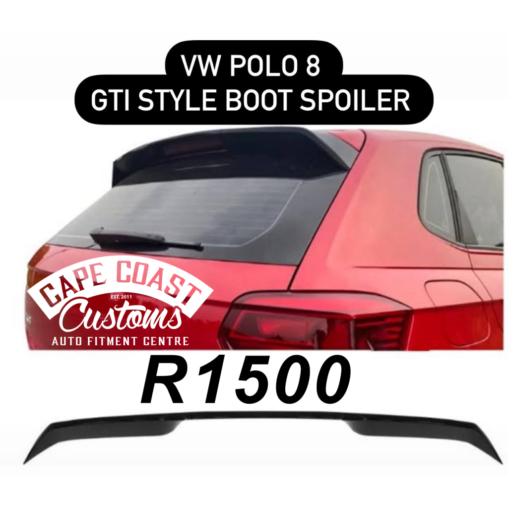 POLO 8 GTI STYLE BOOT SPOILER - Cape Coast Customs